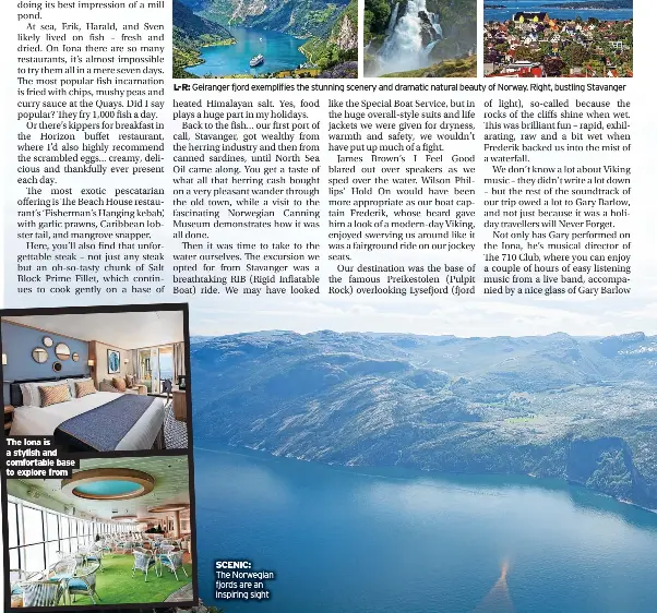 Escort ACCOMPANIE­S HIS 83-YEAR-OLD MUM ON A NORWEGIAN ADVENTURE - PressReader