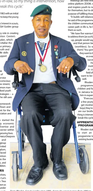 Scoutmaste­r Rhoden dedicated to community service - PressReader