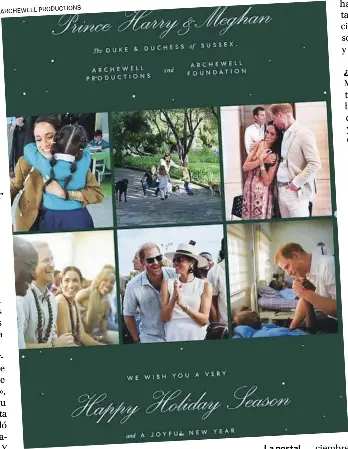 Los Sussex felicitan la Navidad con hijos y mascotas - PressReader
