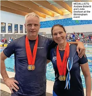 Masters swimming pair make a big splash - PressReader