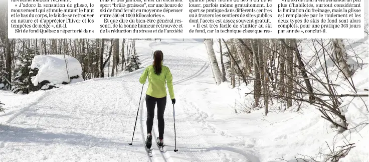 Trois bonnes raisons de faire du ski de fond - PressReader