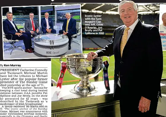 Legendary GAA host Lyster dies at 71 - PressReader