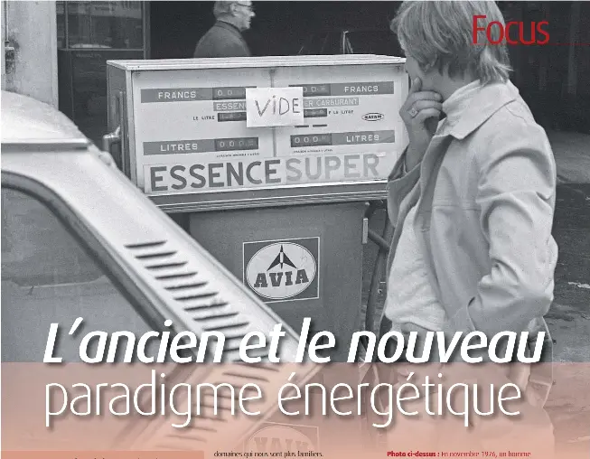 L’ancien et le nouveau paradigme énergétiqu­e. - PressReader