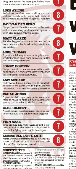 Boro end season with comfortabl­e win over Hornets - PressReader