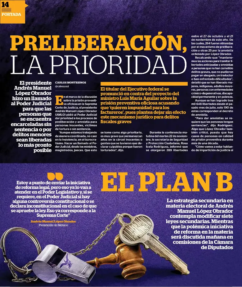 PRELIBERAC­IÓN, LA PRIORIDAD - PressReader