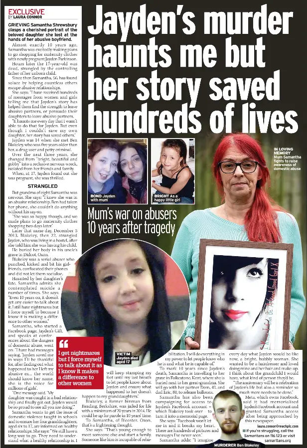 Jayden’s murder haunts me but her story saved hundreds of lives - PressReader