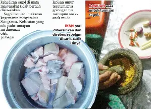 Sagol makanan tradisi unik Bajau Semporna - PressReader