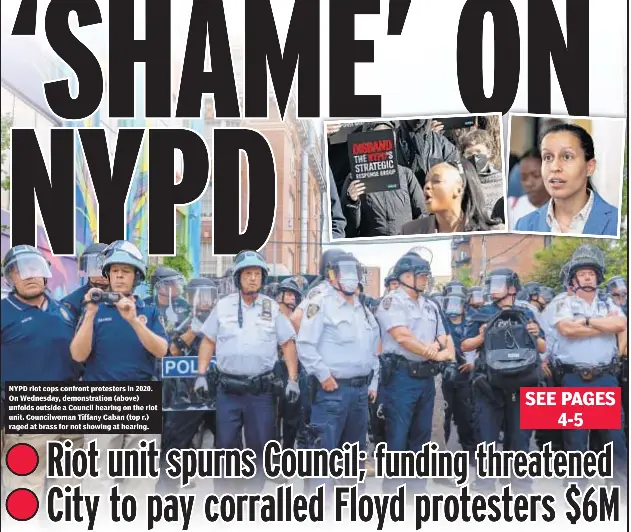 ‘SHAME’ ON NYPD - PressReader
