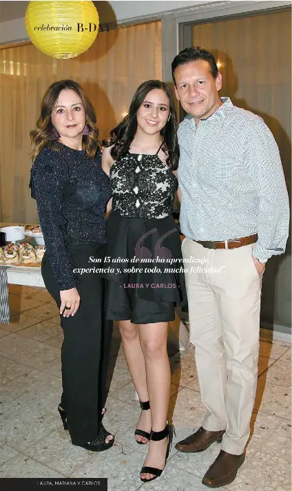 Original festejo para Mariana - PressReader