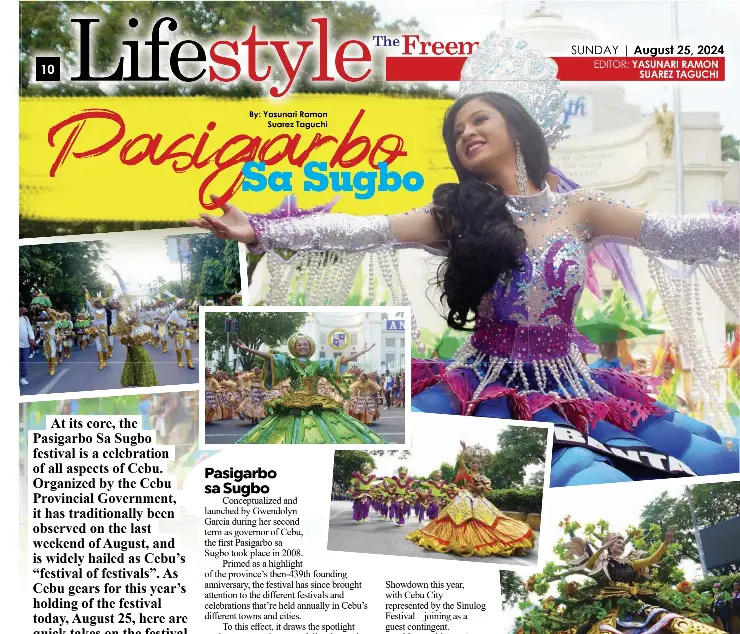 Lifestyle Pasigarbo Sa Sugbo - PressReader