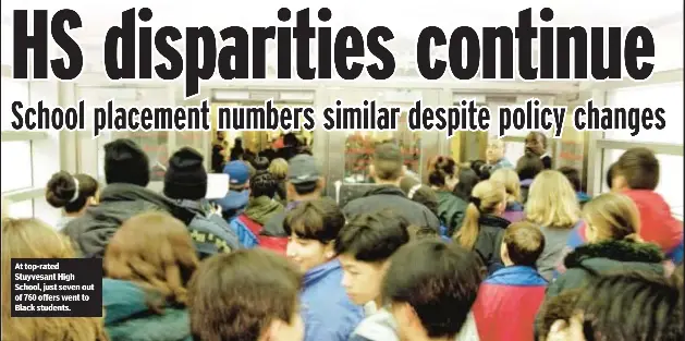 HS disparitie­s continue - PressReader