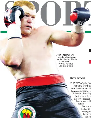 Josh takes time out - PressReader