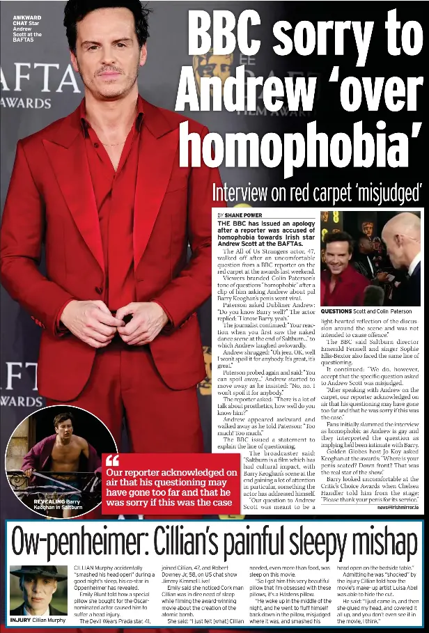 BBC sorry to Andrew ‘over homophobia’ - PressReader