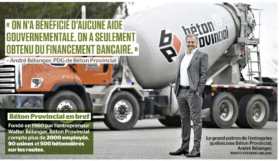 Béton Provincial veut avancer « étape par étape » à Joliette - PressReader