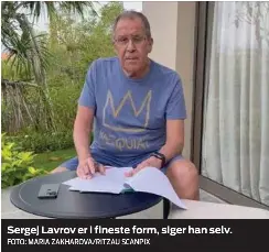 Raser over Lavrov- historie - PressReader