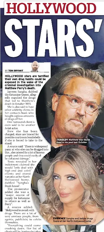 STARS’ DRUGS PANIC - PressReader