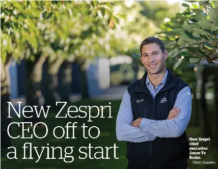 New Zespri CEO off to a flying start - PressReader