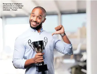 Tips for keeping employees motivated - PressReader