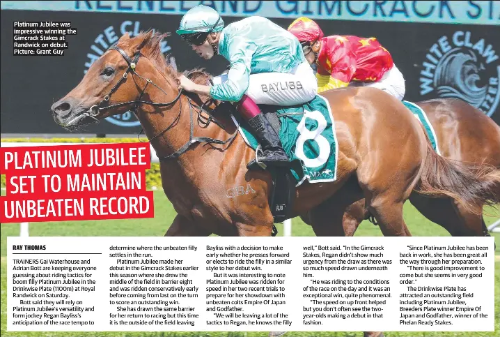 PLATINUM JUBILEE SET TO MAINTAIN UNBEATEN RECORD - PressReader