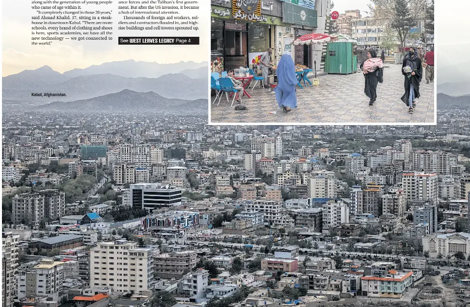 West leaves a legacy in Kabul - PressReader