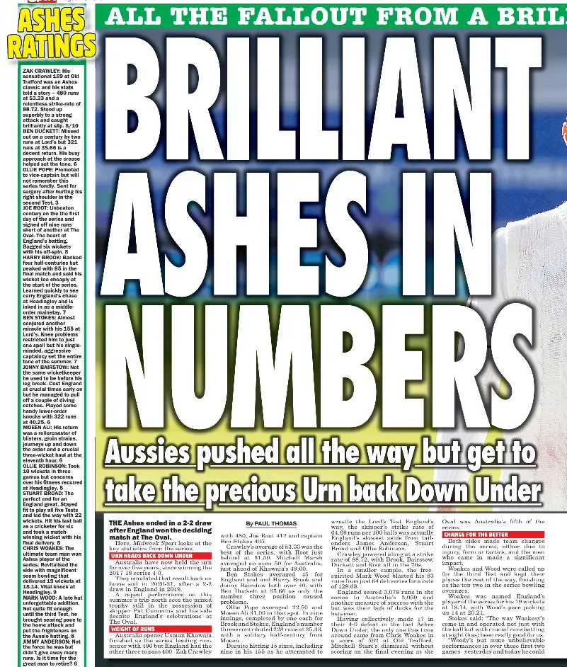 BRILLIANT ASHES IN NUMBERS - PressReader