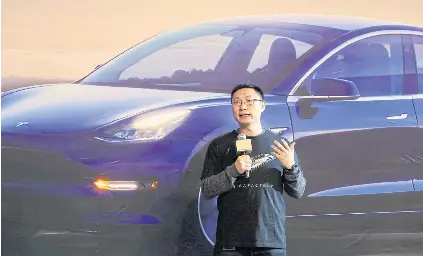 Tesla China boss given global role - PressReader