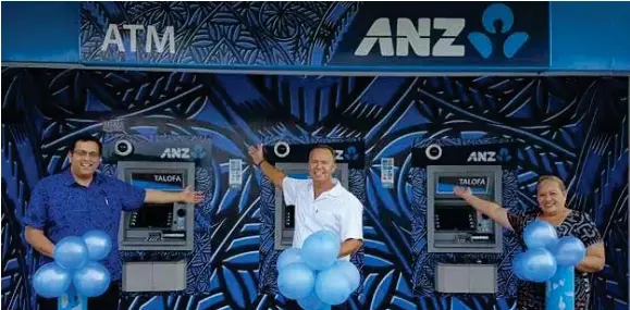 ANZ unveils first Samoan Fashion ATMs downtown Apia, featuring MENA ...