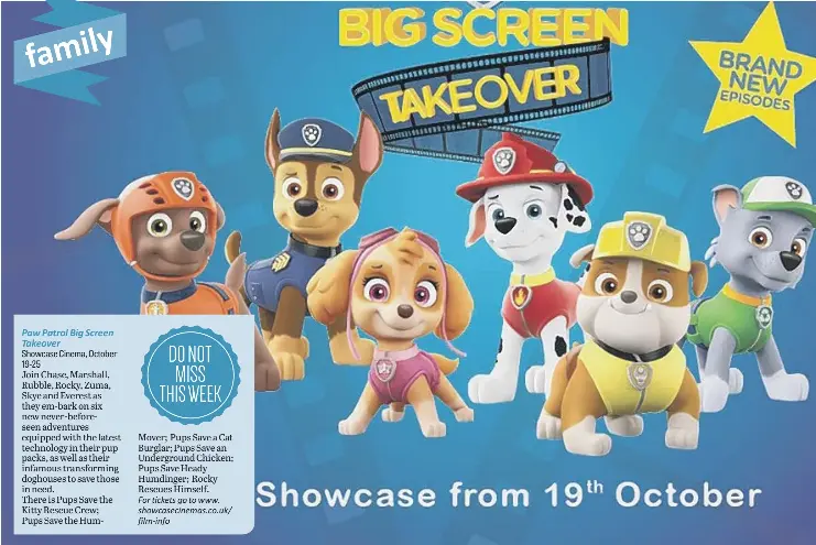 Paw Patrol Big Screen Takeover - PressReader