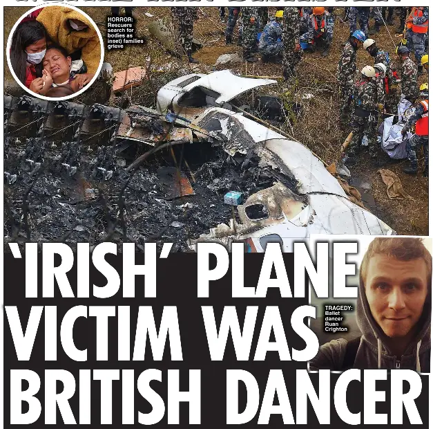 ‘IRISH’ PLANE VICTIM WAS BRITISH DANCER Ballet star Ruan is confirmed ...