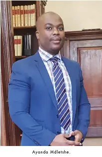 Legal researcher Ayanda Mdletshe is moving the Supreme Court of Appeal ...