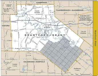 Brantford-Brant riding profile: Voter turnout 42% in last election ...