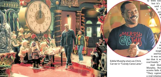 Eddie Murphy wants to take you to ‘Candy Cane Lane’ - PressReader