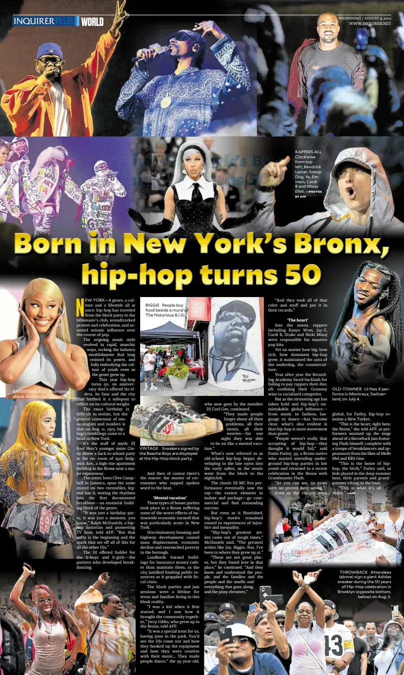 Born in New York's Bronx, hip-hop turns 50 - PressReader