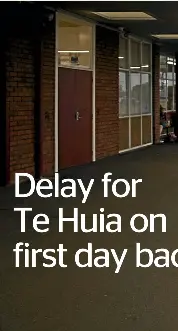 Delay for Te Huia on first day back - PressReader