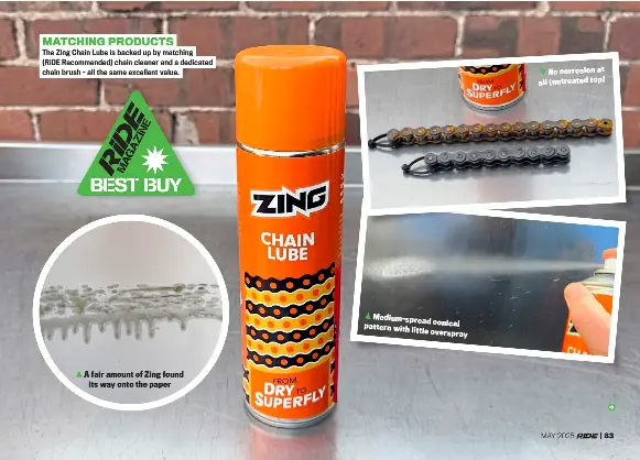 1 Zing Chain Lube £4.99 - PressReader