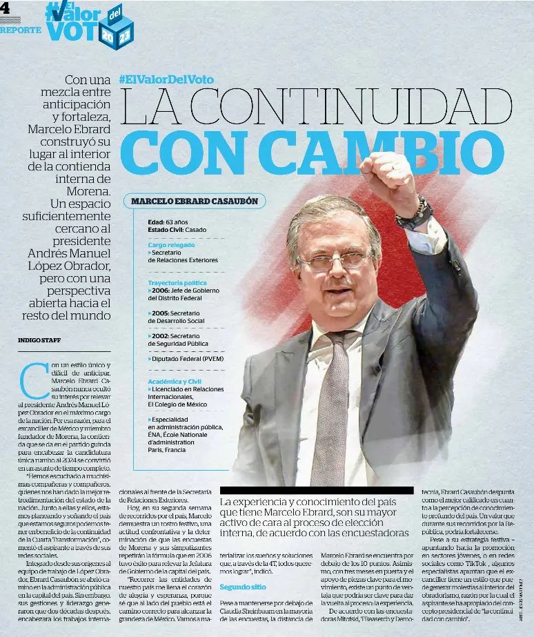 LA CONTINUIDA­D CON CAMBIO - PressReader