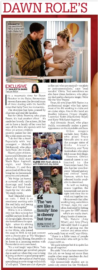 Playing a mum on Emmerdale has made me feel so broody - PressReader