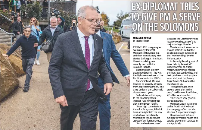 EX-DIPLOMAT TRIES TO GIVE PM A SERVE ON THE SOLOMONS - PressReader