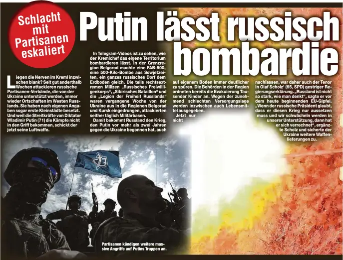 Putin lässt russisch bombardie - PressReader