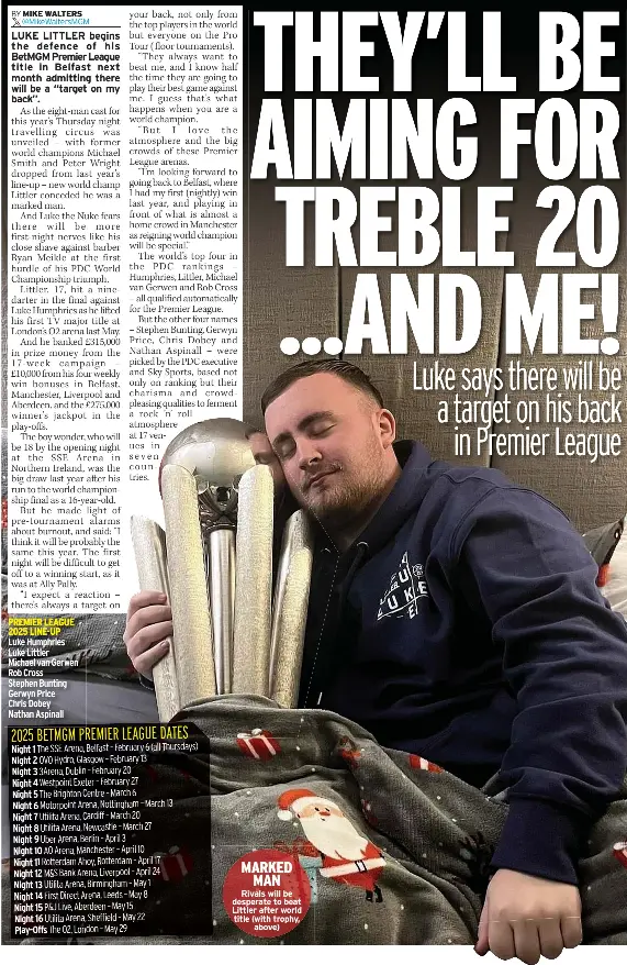 THEY’LL BE AIMING FOR TREBLE 20 ...AND ME! - PressReader