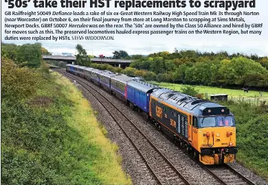 ‘50s’ take their HST replacemen­ts to scrapyard - PressReader