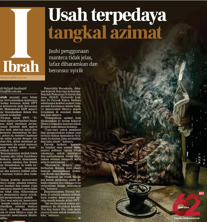 Usah terpedaya tangkal azimat - PressReader