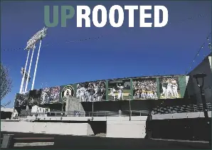 A’s remove Coliseum’s ‘Rooted in Oakland’ sign as Kaval shares plans ...