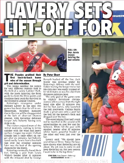 LAVERY SETS GOAL OF LIFT-OFF FOR POPPIES - PressReader