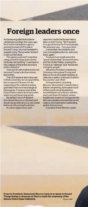 Foreign leaders once criticised Trump, now they’re courting him - PressReader