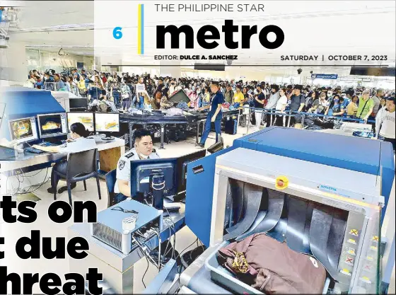 Phl airports on high alert due to bomb threat - PressReader