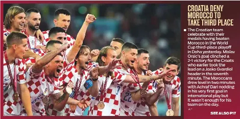 CROATIA DENY MOROCCO TO TAKE THIRD PLACE - PressReader