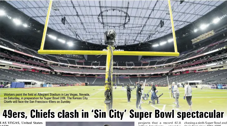 49ers, Chiefs clash in ‘Sin City’ Super Bowl spectacula­r - PressReader
