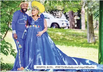 MATLAILA TIES KNOT IN TRADITIONA­L WEDDING - PressReader