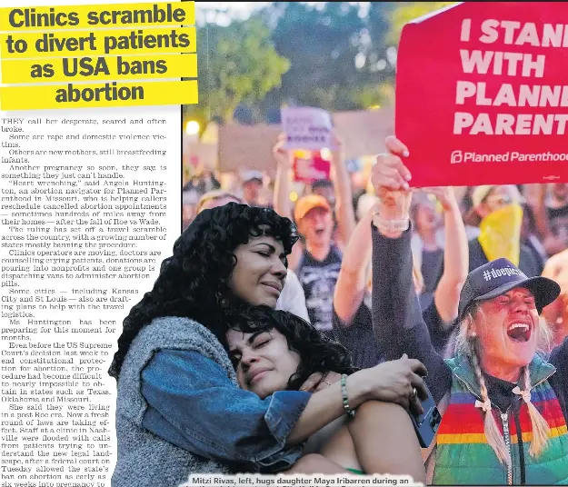 Clinics scramble to divert patients as USA bans abortion - PressReader